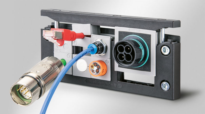 KEL-U | KEL-E split cable entry frames for cables with connectors / IP54 / UL Type 12